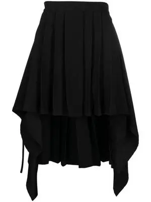 Moschino Pleated Asymetric Skirt