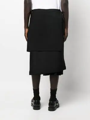 Moschino Pleated Asymetric Skirt