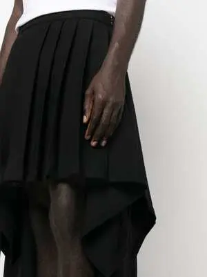 Moschino Pleated Asymetric Skirt