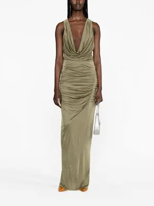 Gauge81 Ina Draped Maxi Dress