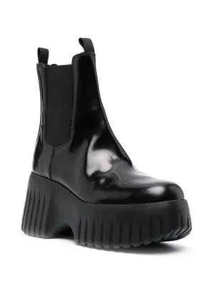 Hogan H-stripes Wedge Chelsea Boots