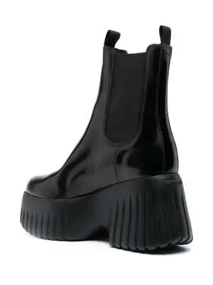 Hogan H-stripes Wedge Chelsea Boots