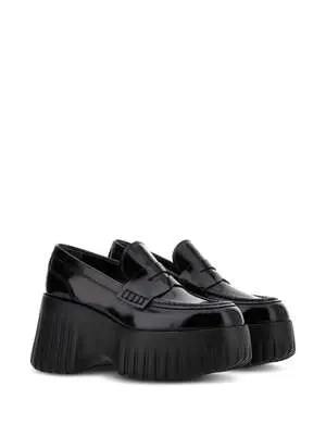 Hogan H-stripes Platform Loafers