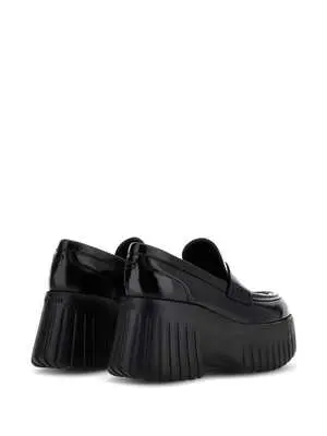Hogan H-stripes Platform Loafers