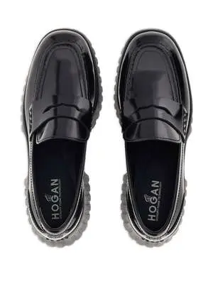Hogan H-stripes Platform Loafers