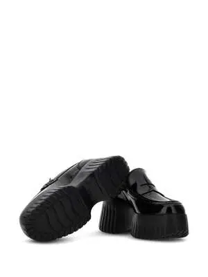 Hogan H-stripes Platform Loafers
