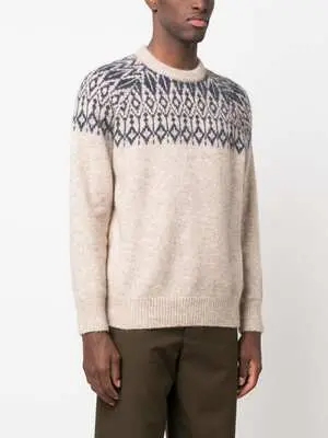 Brunello Cucinelli Patterned Knit Crew-neck Jumper