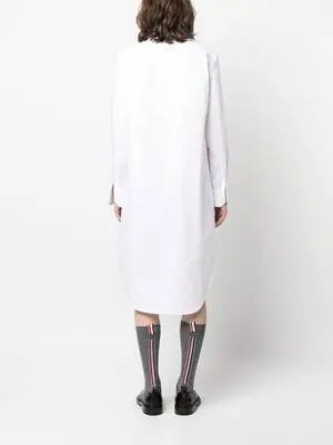 Thom Browne Long Sleeve Shirt Dress