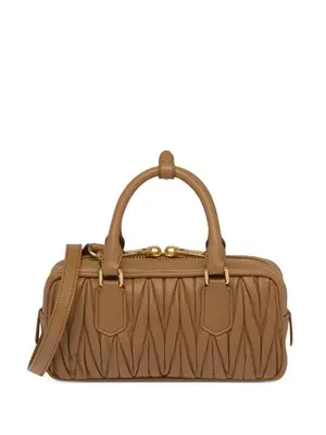 Miu Miu Arcadie Matelassé Nappa Leather Bag