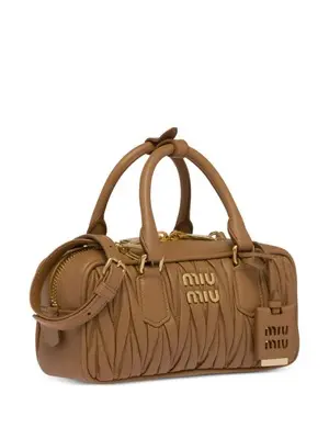 Miu Miu Arcadie Matelassé Nappa Leather Bag