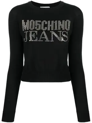 Moschino Rhinestone-embellished Jumper