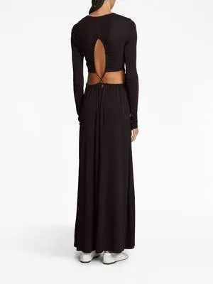 Proenza Schouler White Label Open-back Jersey Maxi Dress