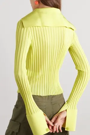 Loewe Embellished Ribbed-knit Cardigan