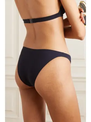 Loro Piana Marine Embellished Bikini Briefs - Blue