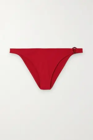 Loro Piana Marine Embellished Bikini Briefs - Red