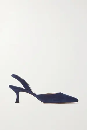 Manolo Blahnik Blue Kitten Heels