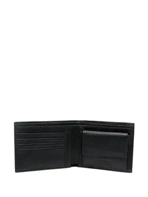 Versace Logo-plaque Leather Wallet