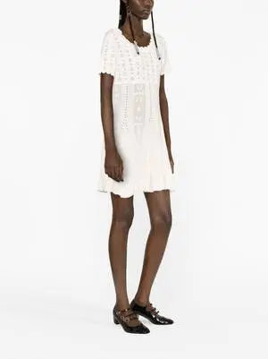 Viktor & Rolf Short Sleeve Knit Minidress