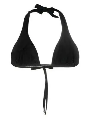 Dolce & Gabbana Halterneck Triangle Bikini Top - Black