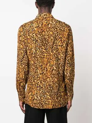 Moschino Leopard-print Long-sleeve Shirt
