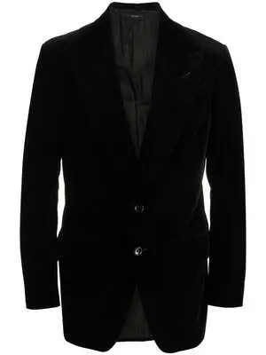 Men's Black Velvet Blazers