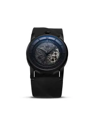 FOB PARIS 41mm Automatic Watch - Black