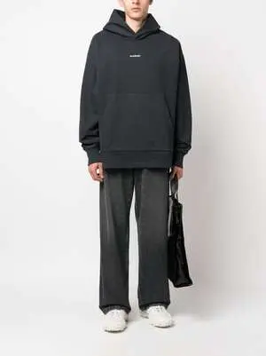 Acne Studios Mid-rise Wide-leg Jeans - Black