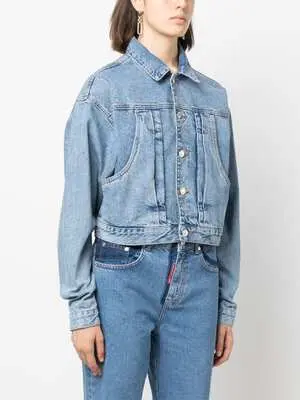 Moschino Cropped Denim Jacket