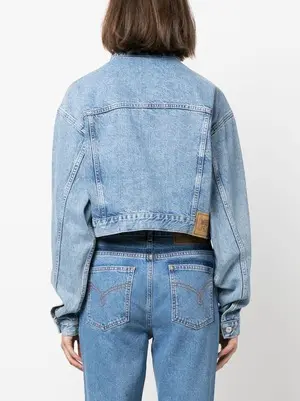 Moschino Cropped Denim Jacket