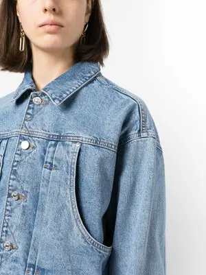 Moschino Cropped Denim Jacket