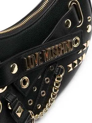Moschino Logo-plaque Embellished Shoulder Bag