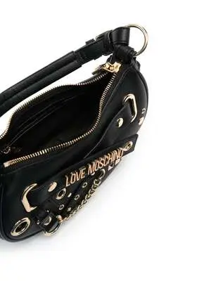 Moschino Logo-plaque Embellished Shoulder Bag