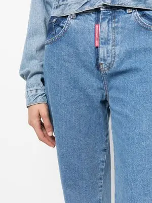 Moschino Two-tone Straight-leg Jeans