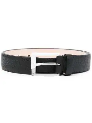 MAISON MARGIELA Grained Leather Belt - Black