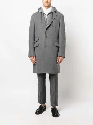 Brunello Cucinelli Button-down Single-breasted Coat