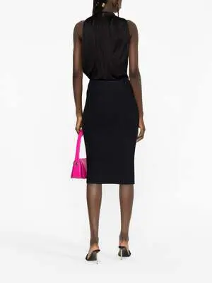 TOM FORD Ribbed Knit Pencil Skirt