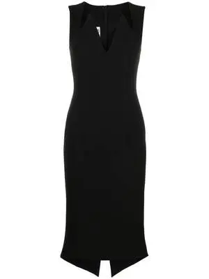 Moschino V-neck Midi Dress