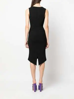 Moschino V-neck Midi Dress