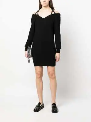 Moschino Braces-detail Knitted Dress