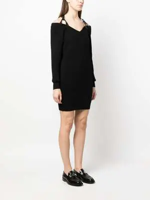 Moschino Braces-detail Knitted Dress