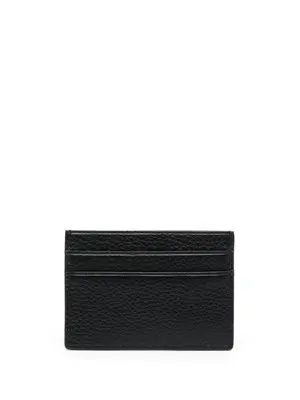 Versace Logo-plaque Leather Cardholder