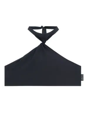 COURREGES Twist-detailing Bikini Top - Black