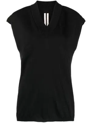 Rick Owens V Neck Vests For Women
