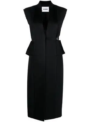 JIL SANDER Knee-length Belted Vest