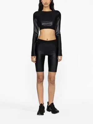 Versace Logo Waistband Cycling Shorts