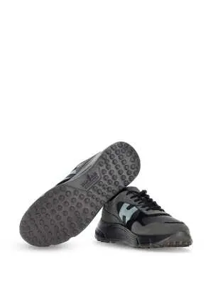 Hogan Panelled Leather Sneakers