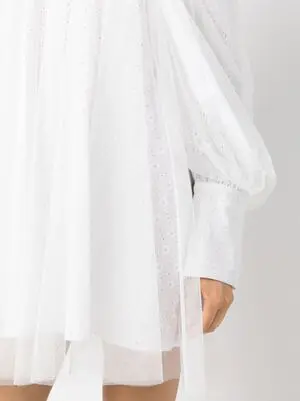 Viktor & Rolf Broderie-anglaise Puff-sleeves Dress