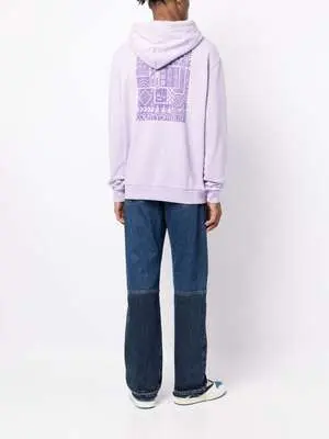 COUNTY OF MILAN Graphic-print Cotton Hoodie