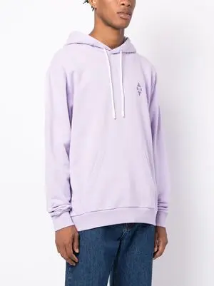 COUNTY OF MILAN Graphic-print Cotton Hoodie