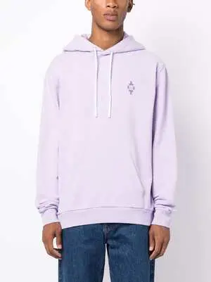 COUNTY OF MILAN Graphic-print Cotton Hoodie